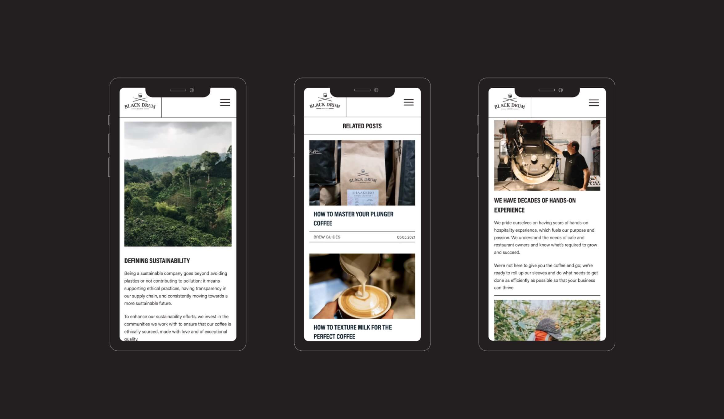Black Drum Roasters ⋆ Portfolio ⋆ Thrive Digital Gold Coast