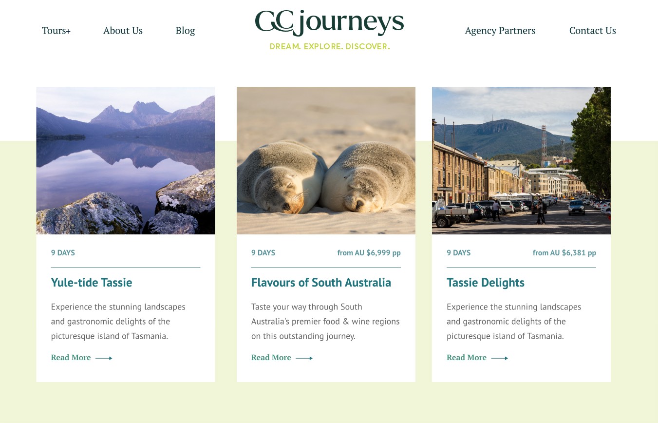 GC Journeys ⋆ Portfolio ⋆ Thrive Digital Gold Coast